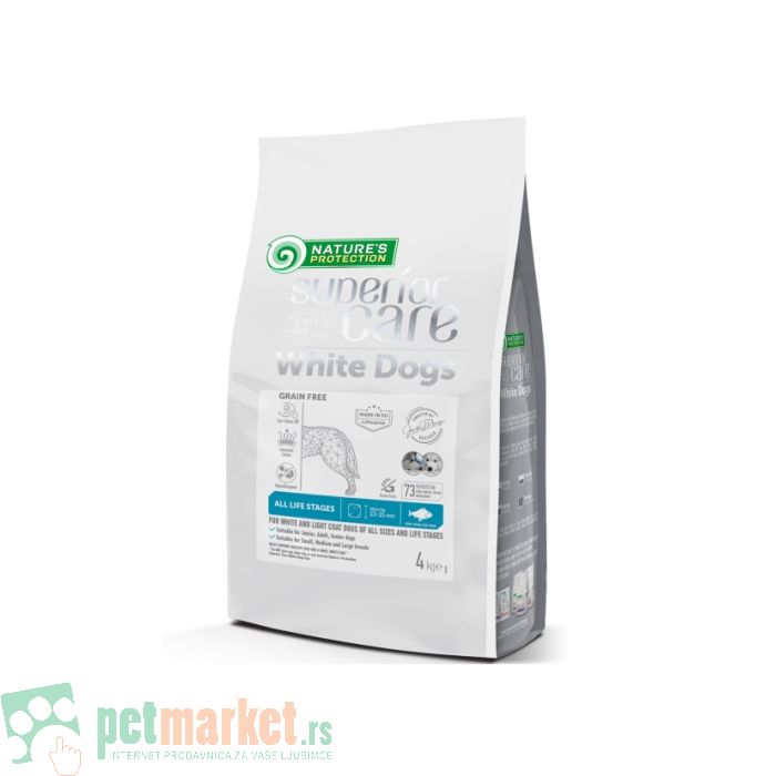 Natures Protection: Hrana za bele pse Superior Care White Dog Adult All ...